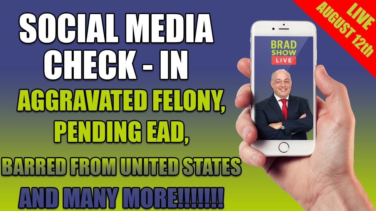 Aggravated Felony, Pending EAD (Immigration Advice) - YouTube