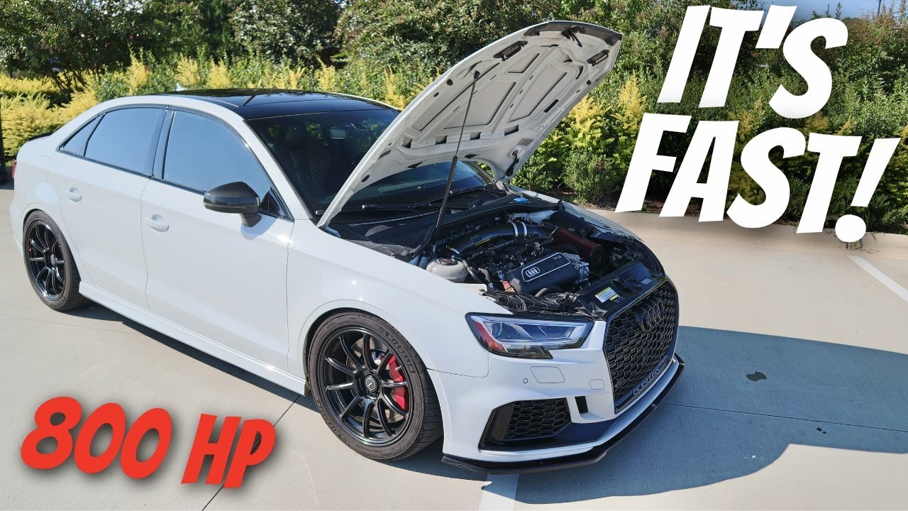 What It's Like Driving a Built Motor Big Turbo 800 HP Audi RS3!! - YouTube