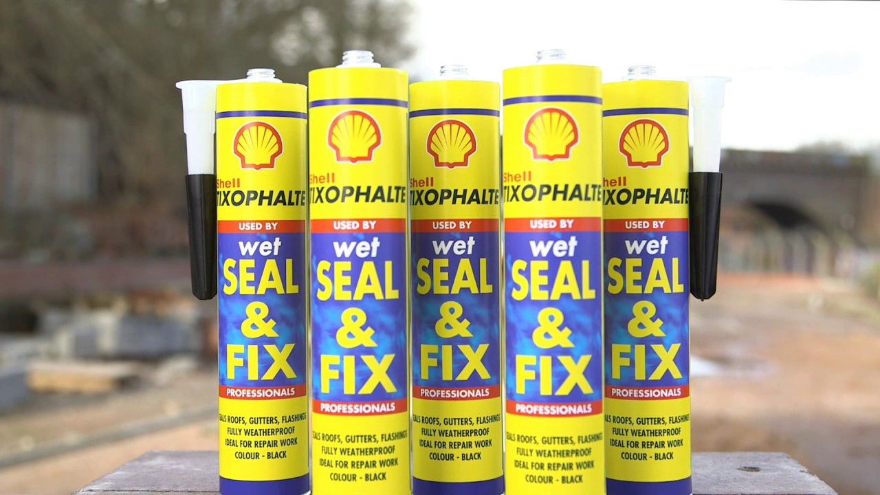 Shell Tixophalte Wet Fix and Seal at Dortech Direct - YouTube