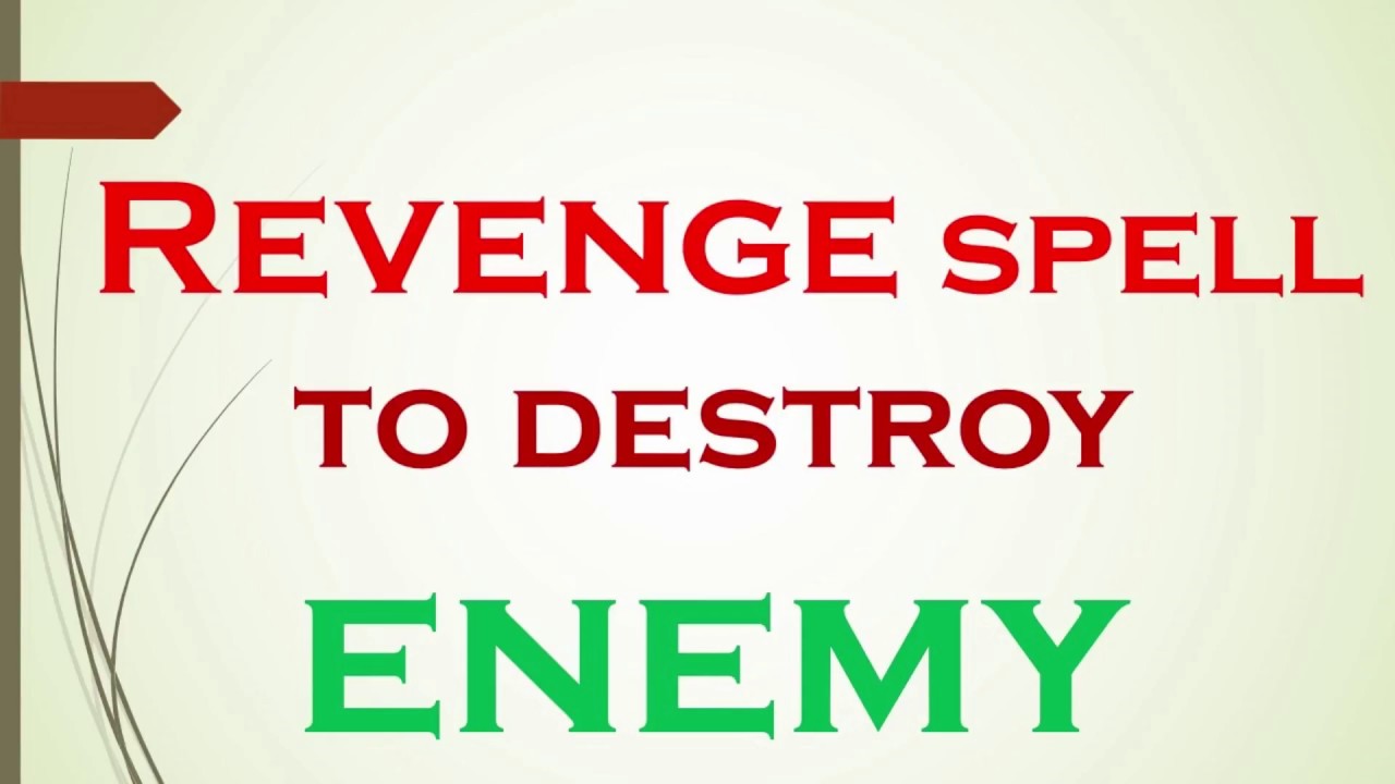 This spell can destroy everything of anyone-destruction revenge spell ...