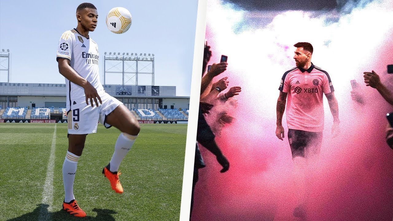 MESSI PRESENTATION AT INTER MIAMI, MBAPPE IS A REAL MADRID PLAYER ...
