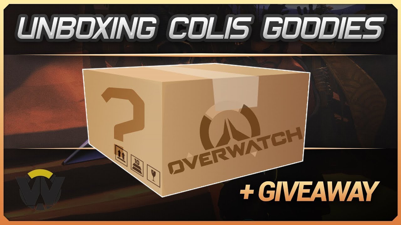 Ouverture d'un colis de goodies Blizzard Overwatch ! - YouTube