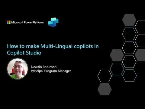How to make Multi-Lingual copilots in Copilot Studio - YouTube