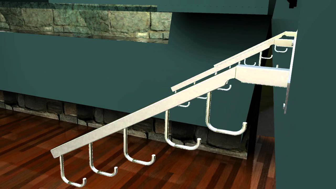 Wall Mounted Five-Hook Waterfall Faceouts.avi - YouTube