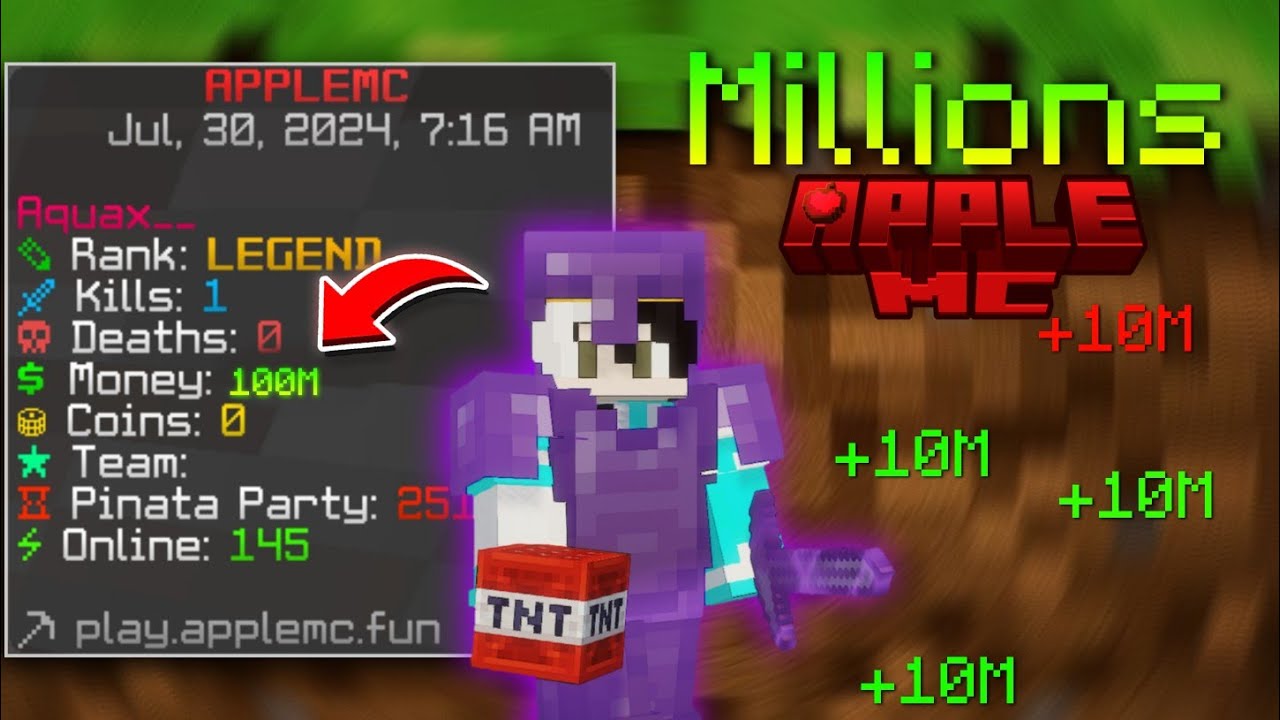 I Joined Apple MC And Become The Richest Player Of Apple MC - YouTube