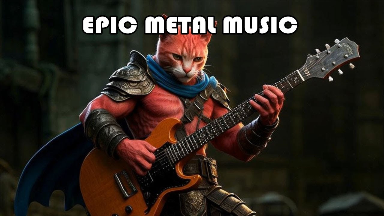 🔥 Epic Metal Music 🎶😸 Rock Cat Version🎸🎧 - YouTube