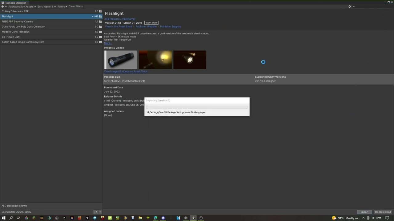 How to make a Flashlight in Unity Vr. - YouTube