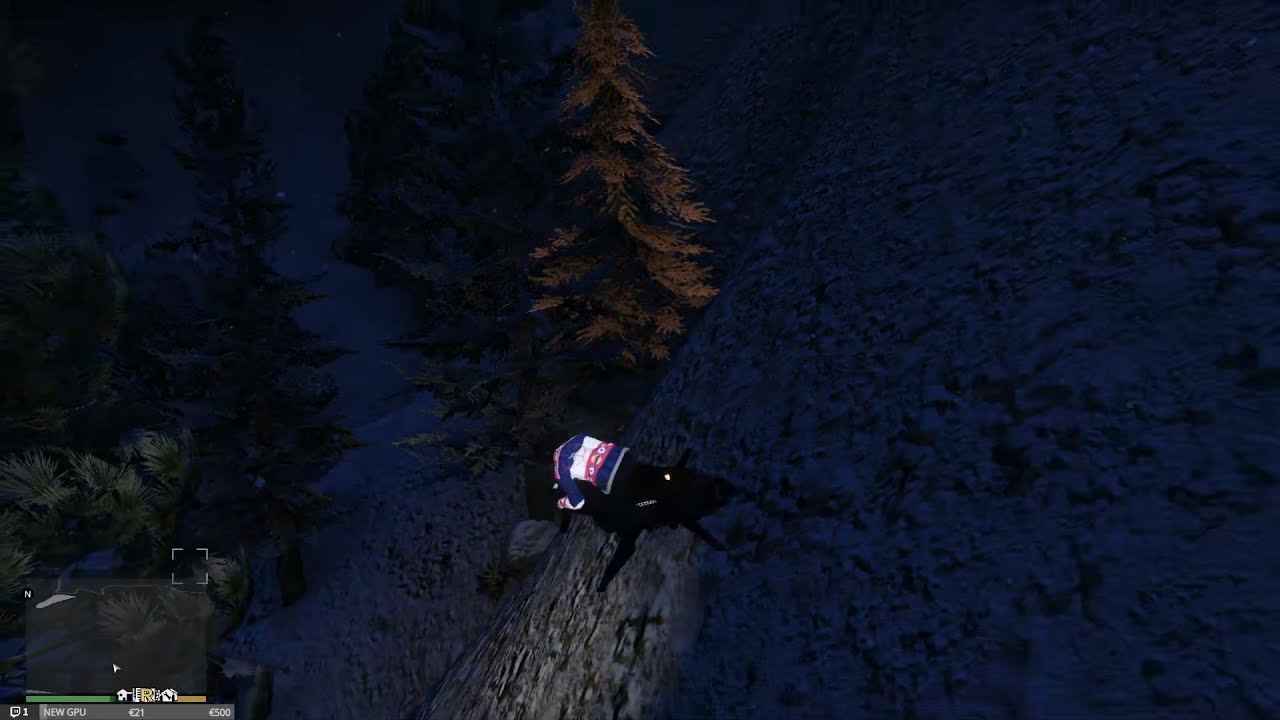 GTA V Online #64 - Winter chill, the mysterious glowing tree near Mount ...