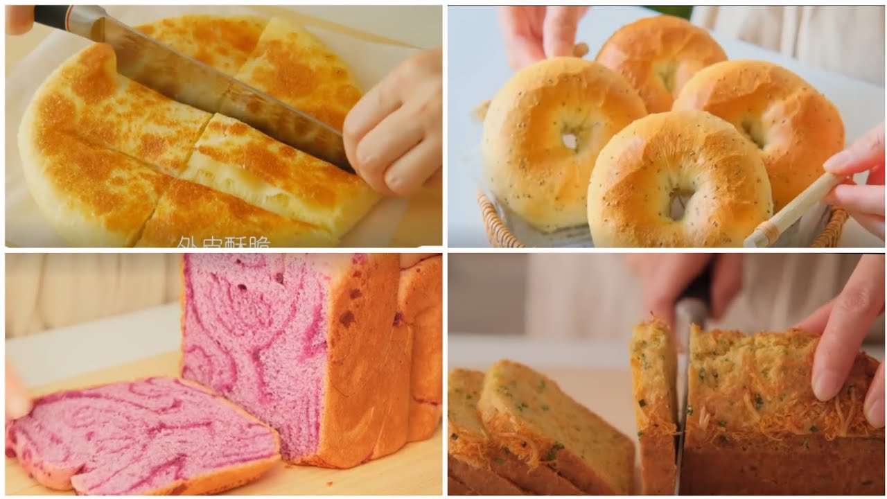 Easy homemade cooking🥯🍪🍞 - YouTube