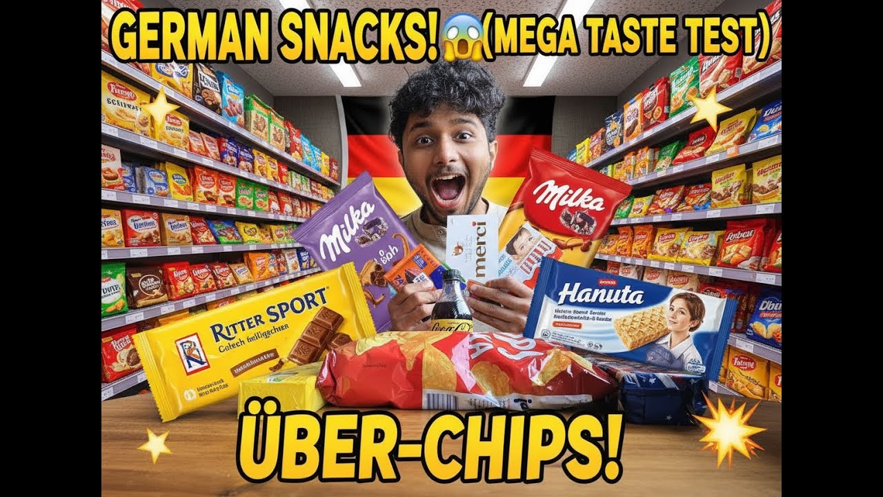 German Snacks Try చేసాం 😋 | ఈ Snacks వాళ్లకి నచ్చుతాయి, మనకు అయితే?# ...