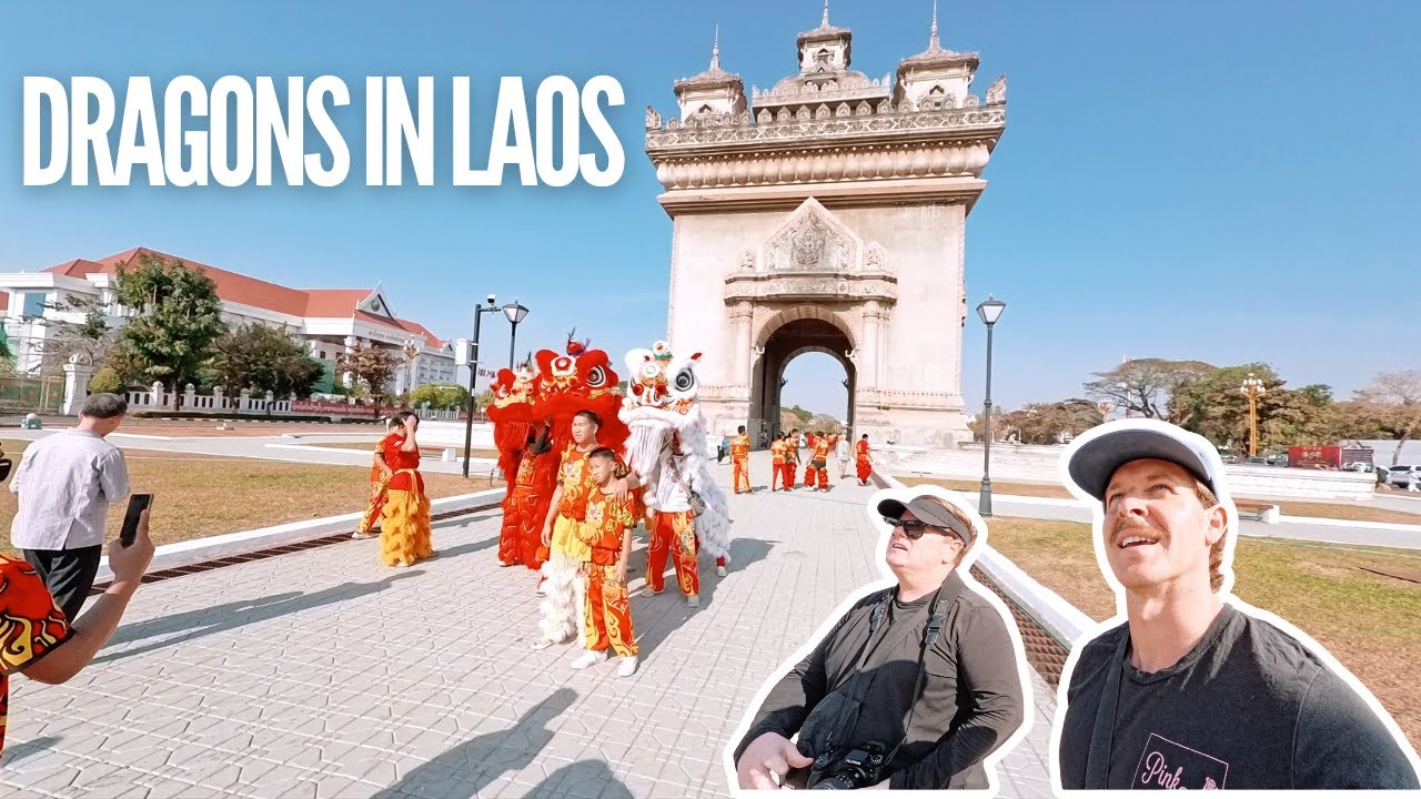 WE MET DRAGONS IN THE CAPITAL OF LAOS! - YouTube