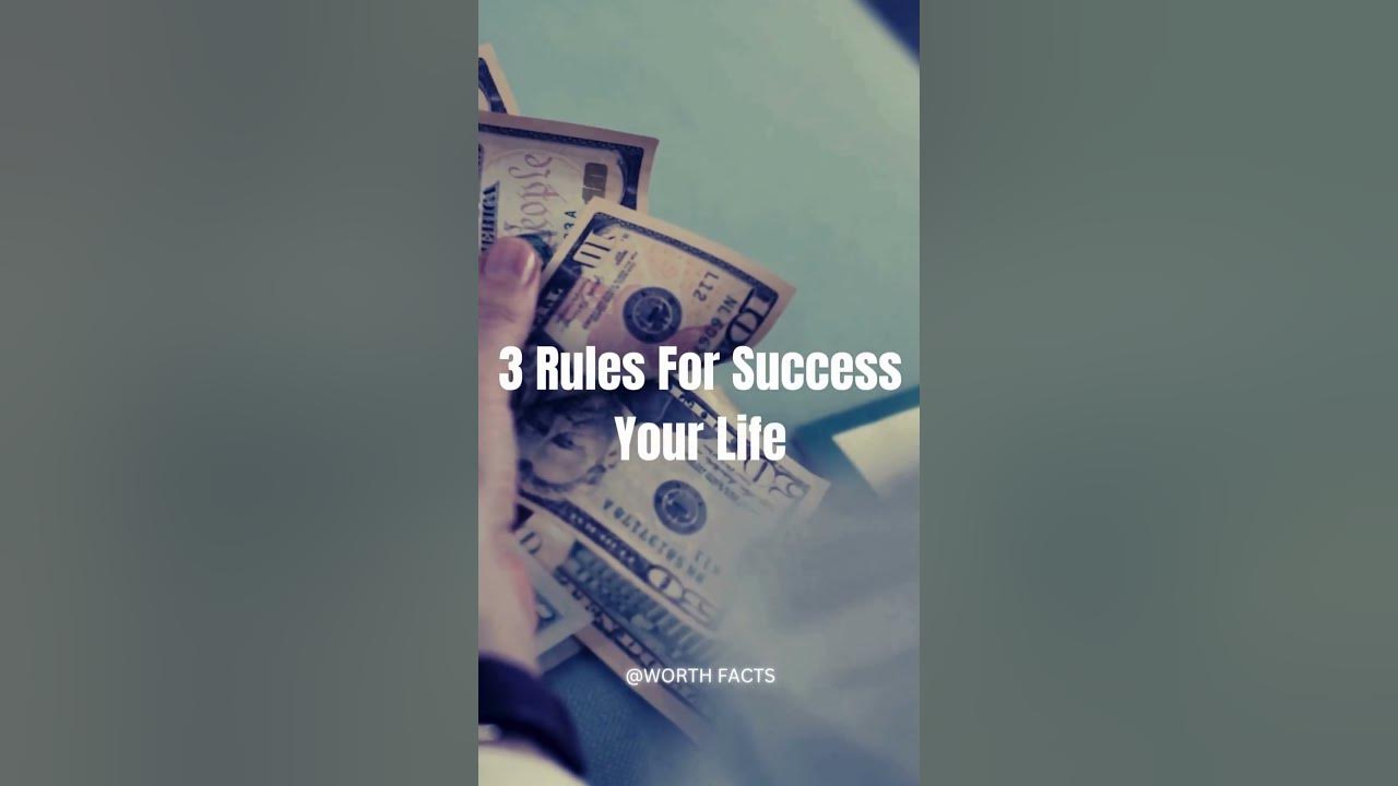 3 Rules For Success .. #facts #motivation #factsshorts #darkshorts # ...