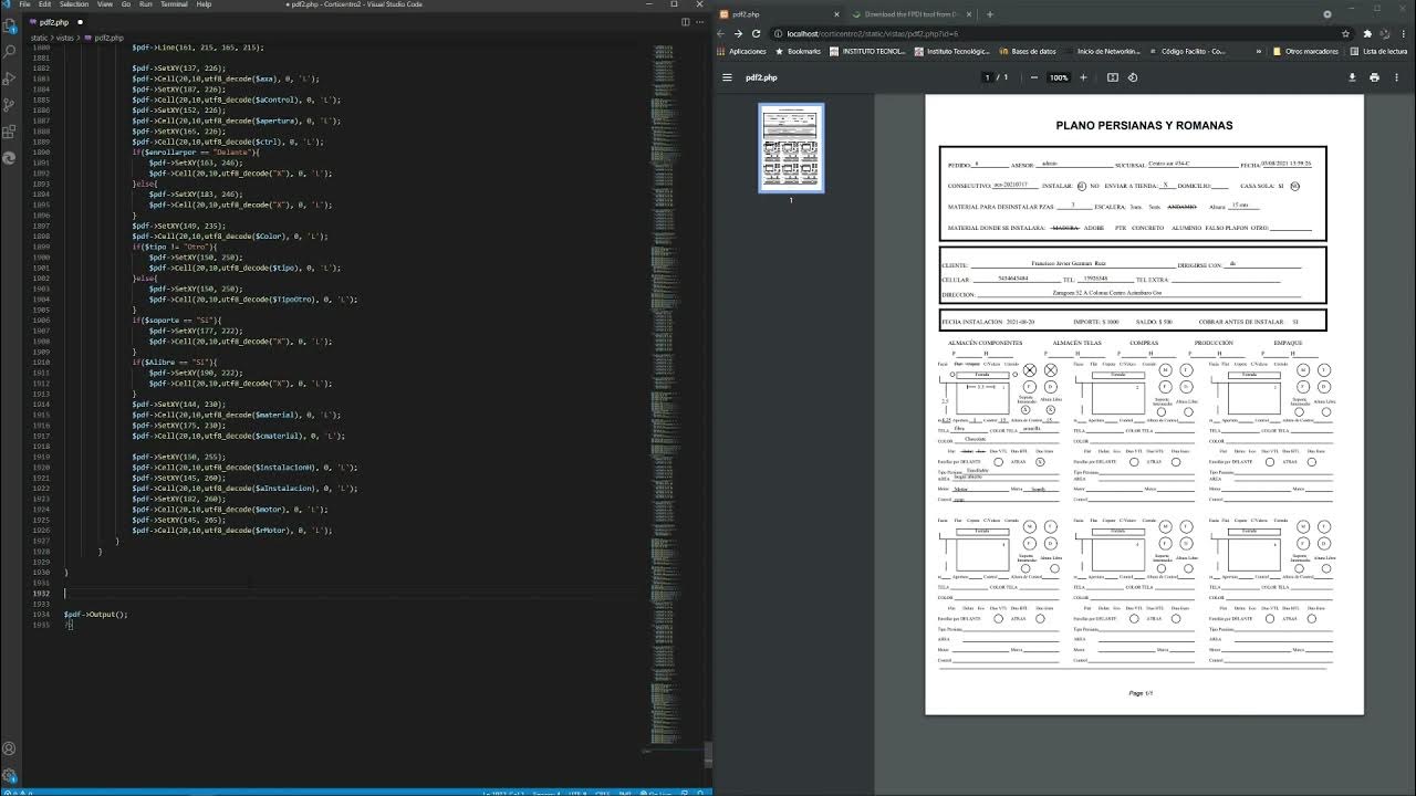 Agregar pdf a otro pdf con PHP y FPDI - YouTube