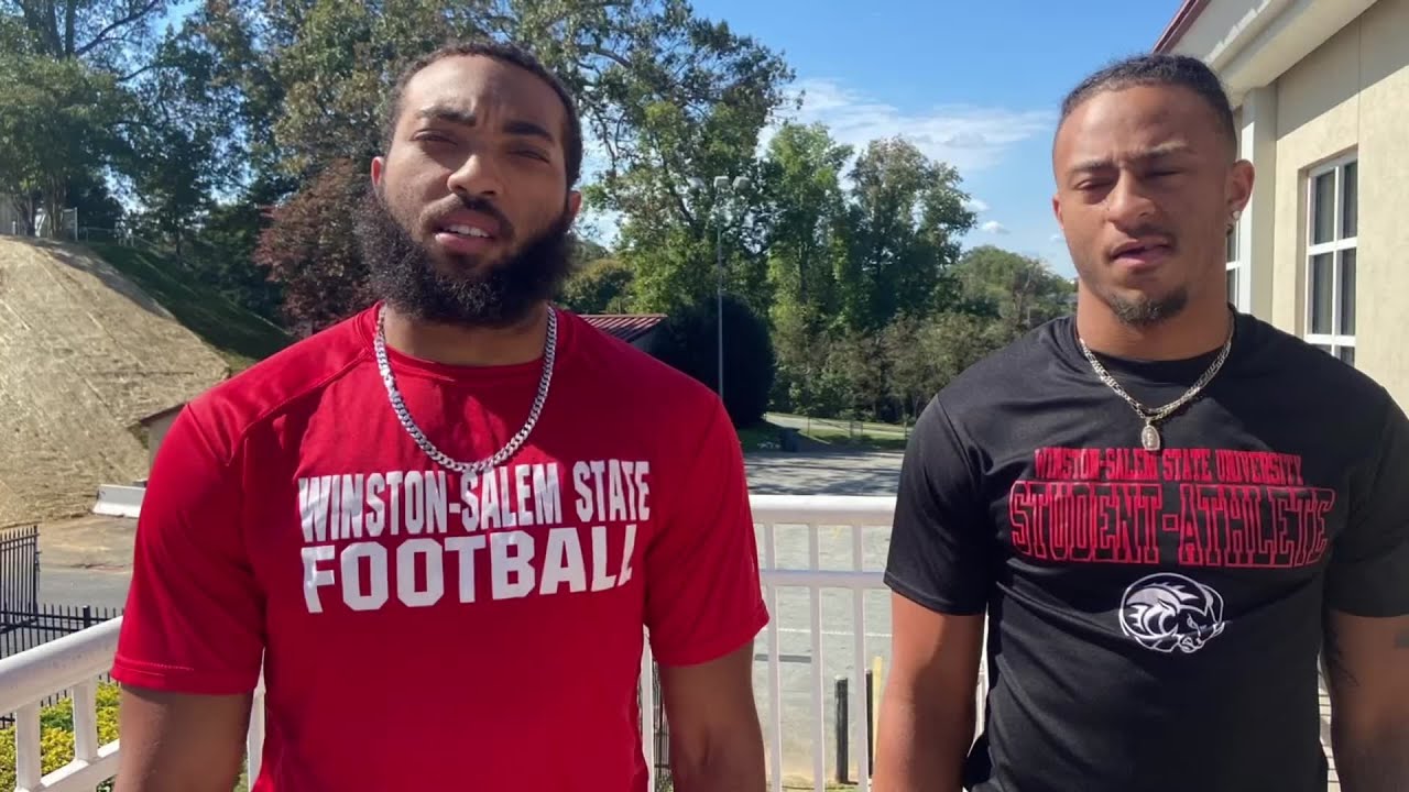 Josiah Alexander and Kahilil Harper talk about WSSU's next game - YouTube
