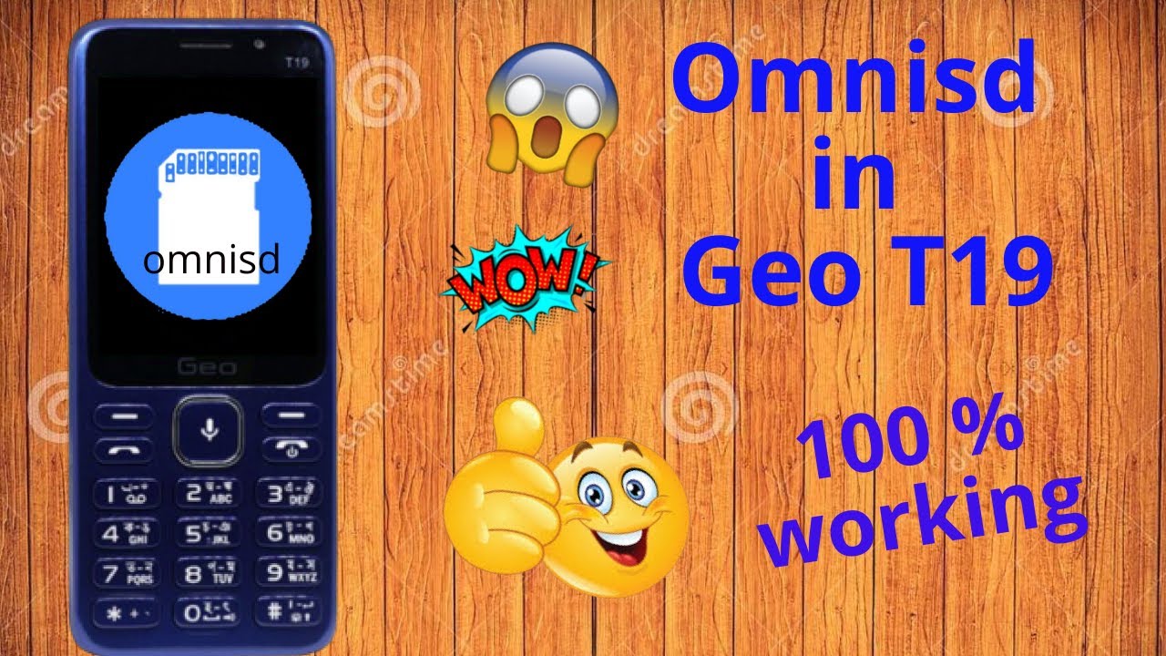 install Omnisd in Geo T19 .. 100% working . install third party app ...