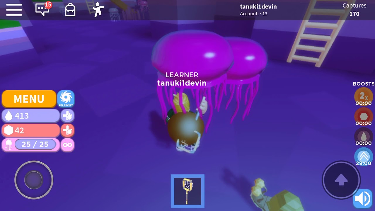 Roblox Beach jelly fish simulator - YouTube