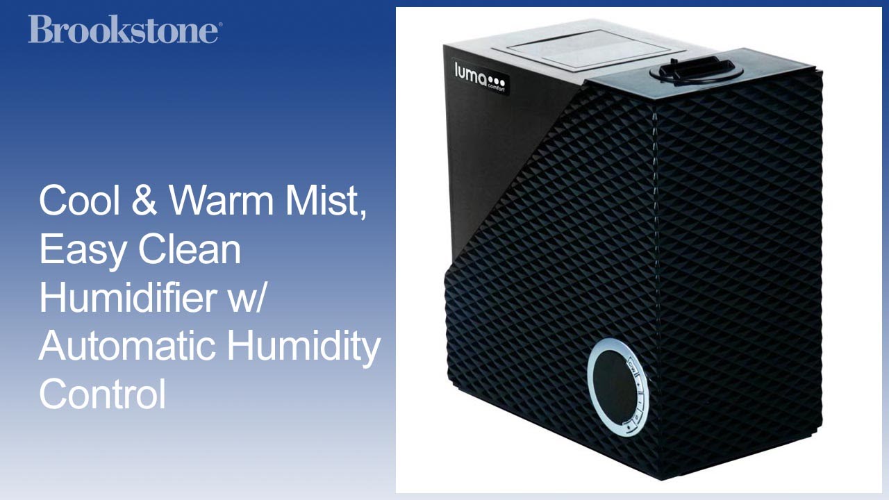 Cool & Warm Mist, Easy Clean Humidifier w/ Automatic Humidity Control ...