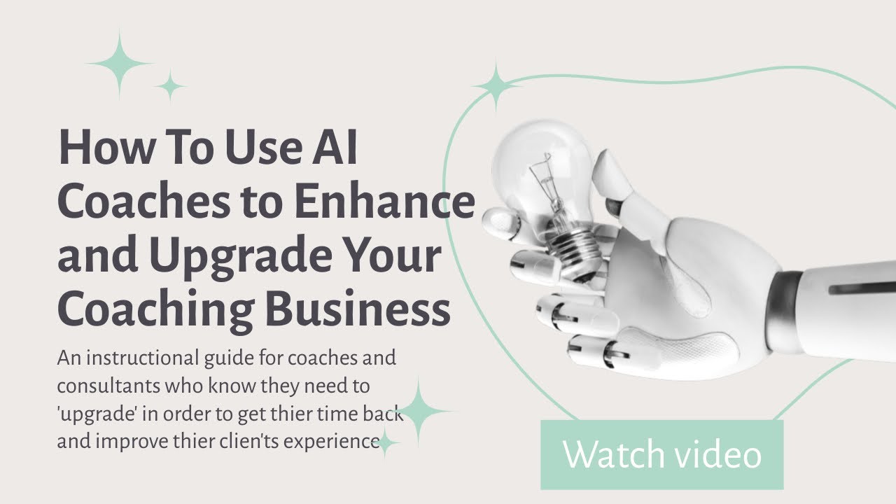 How to maximize your use with AI Coach Chat Bots - YouTube