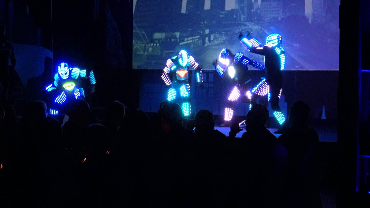 LED Robot Dance Show - Evil Riders - Future Performance 15.01.2016 ...