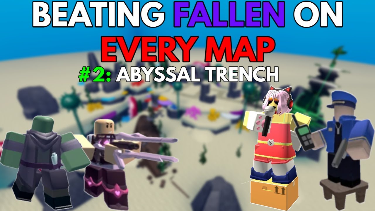 BEATING EVERY MAP ON FALLEN | #2 - ABYSSAL TRENCH | ROBLOX Tower ...