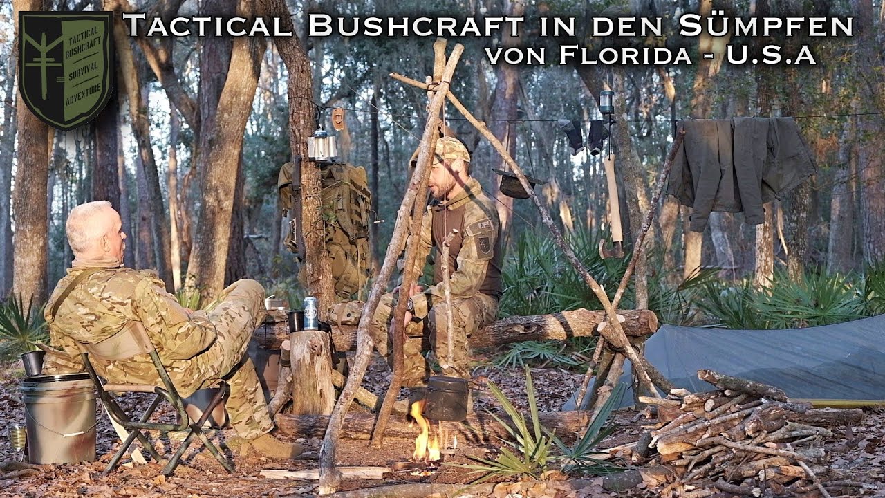 Tactical Bushcraft Ausbildung Florida USA - Teil: II / Swamp Training ...