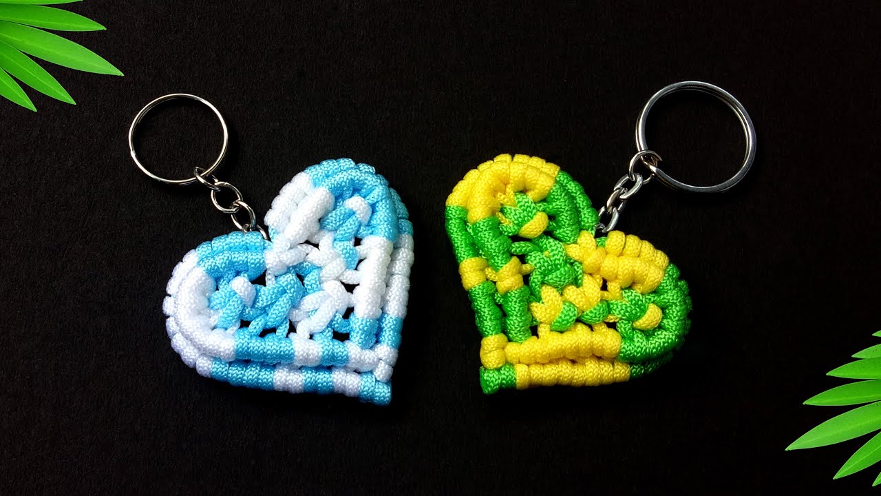 Super Easy Paracord Lanyard Keychain | How to make a Paracord Key Chain ...