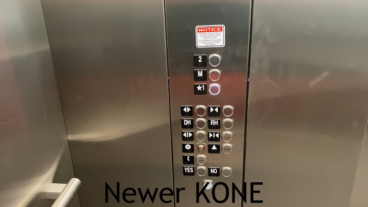 KONE MonoSpace 500 DX MRL Traction Elevator - Grimes Public Library ...