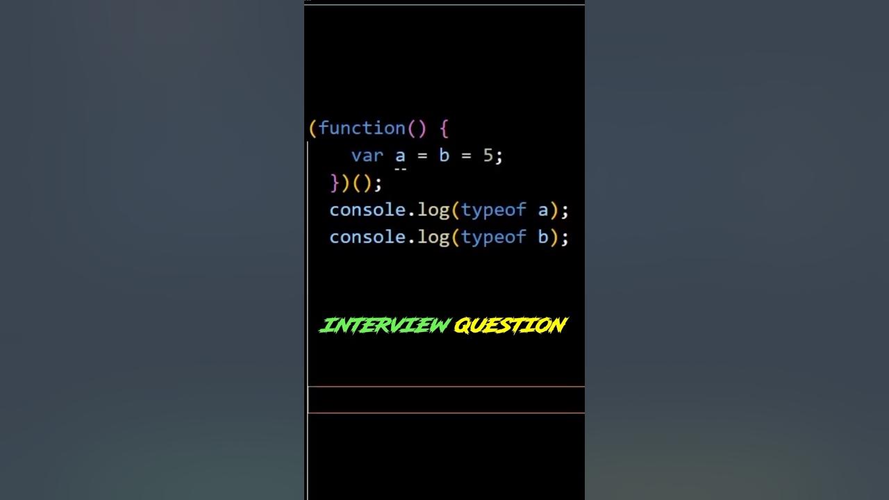 Day 17 Javascript Interview Questions⁉️coding Interview Javascript Js Programming Webdev