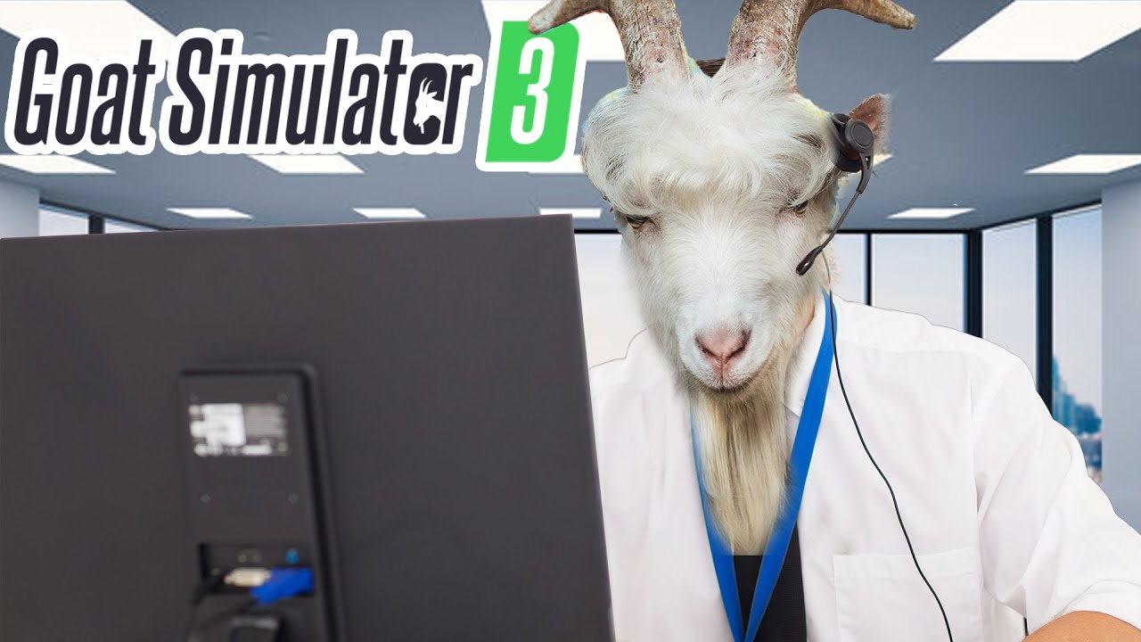 JOBBAR SOM TECH-SUPPORT | Goat Simulator 3 - YouTube