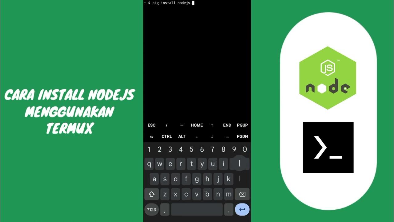 Tutorial Install NODEJS di Android - YouTube
