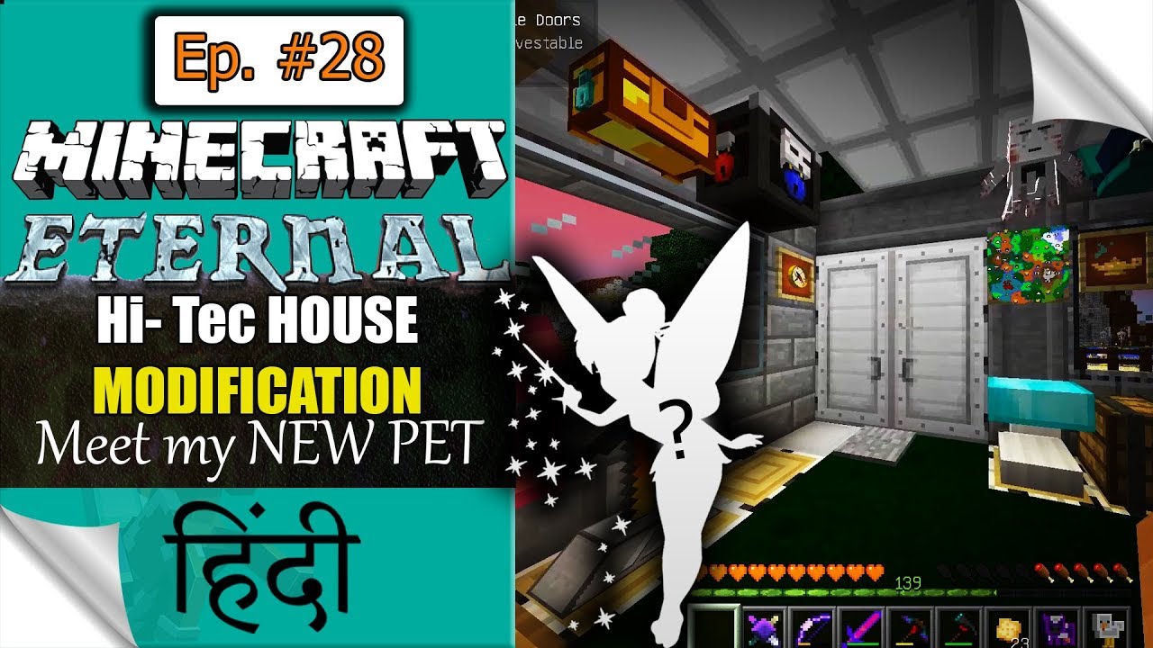 MC Eternal Modpack Ep.28 🔴 NEW HOUSE MODIFICATION (Meet my new pet ...