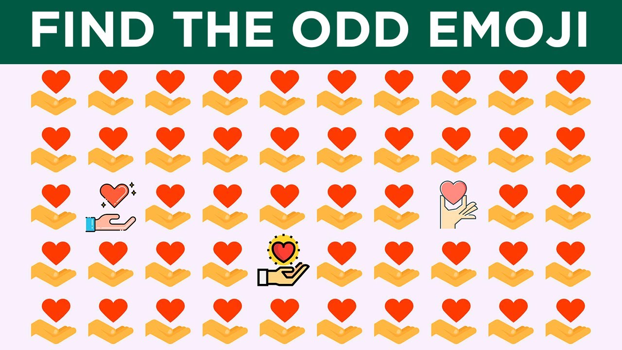 Find The Odd Emoji Out #48 - Medium Difficulty by Imis - YouTube