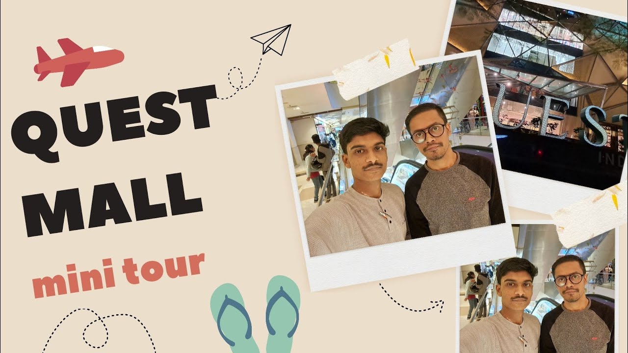 Quest Mall mini tour Kolkata || Quest Mall teaser ||most beautiful vlog ...