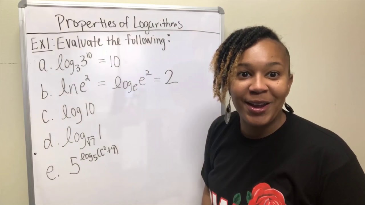 Properties of Logarithms - YouTube