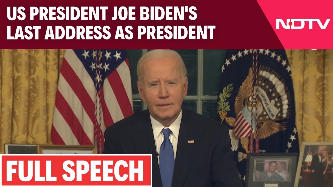 Joe Biden Speech | US President Joe Biden's Last Address As President ...