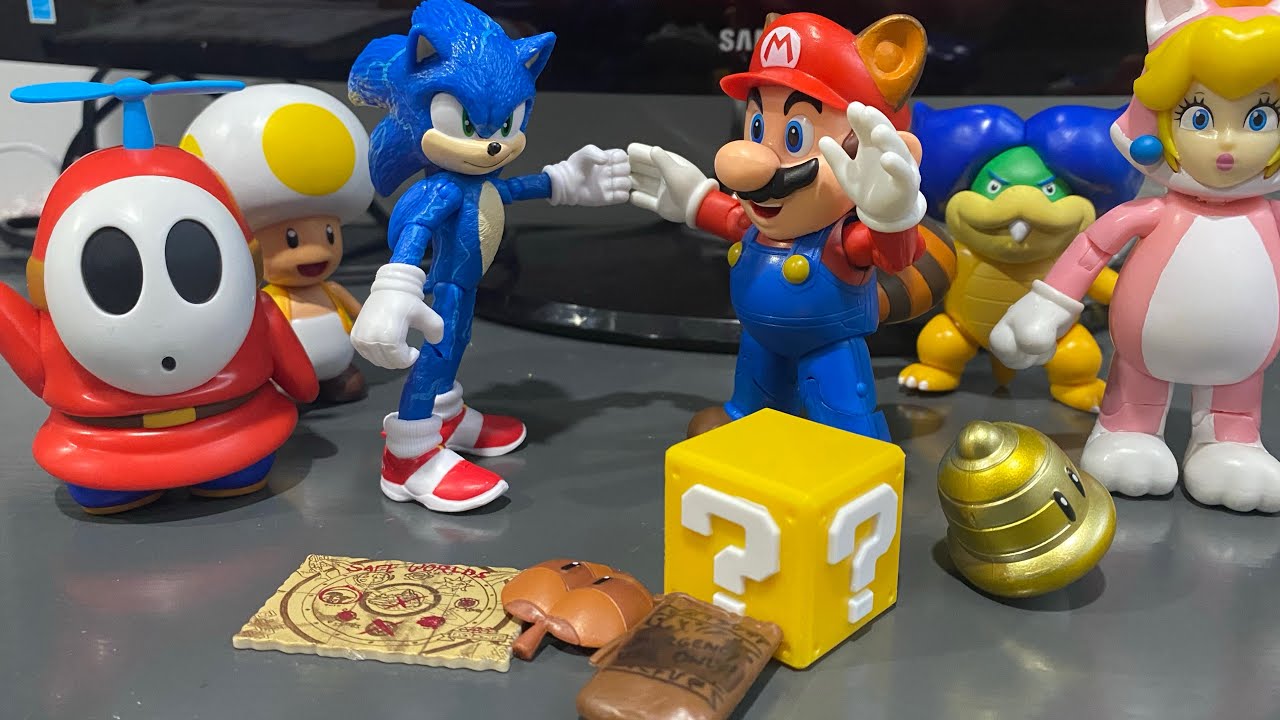 Mario and Sonic Movie action figures UNBOXING!!! - YouTube