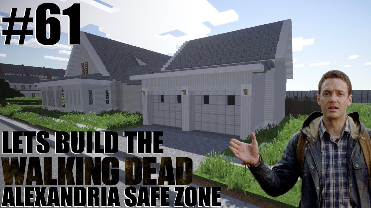 Minecraft | Lets Build The Walking Dead | Alexandria Safe Zone | Corner ...