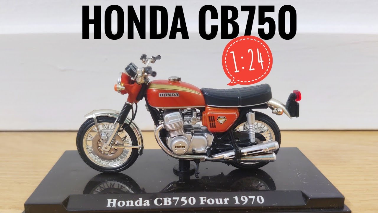 Honda CB750 Four 1:24 scale model motorcycle - YouTube