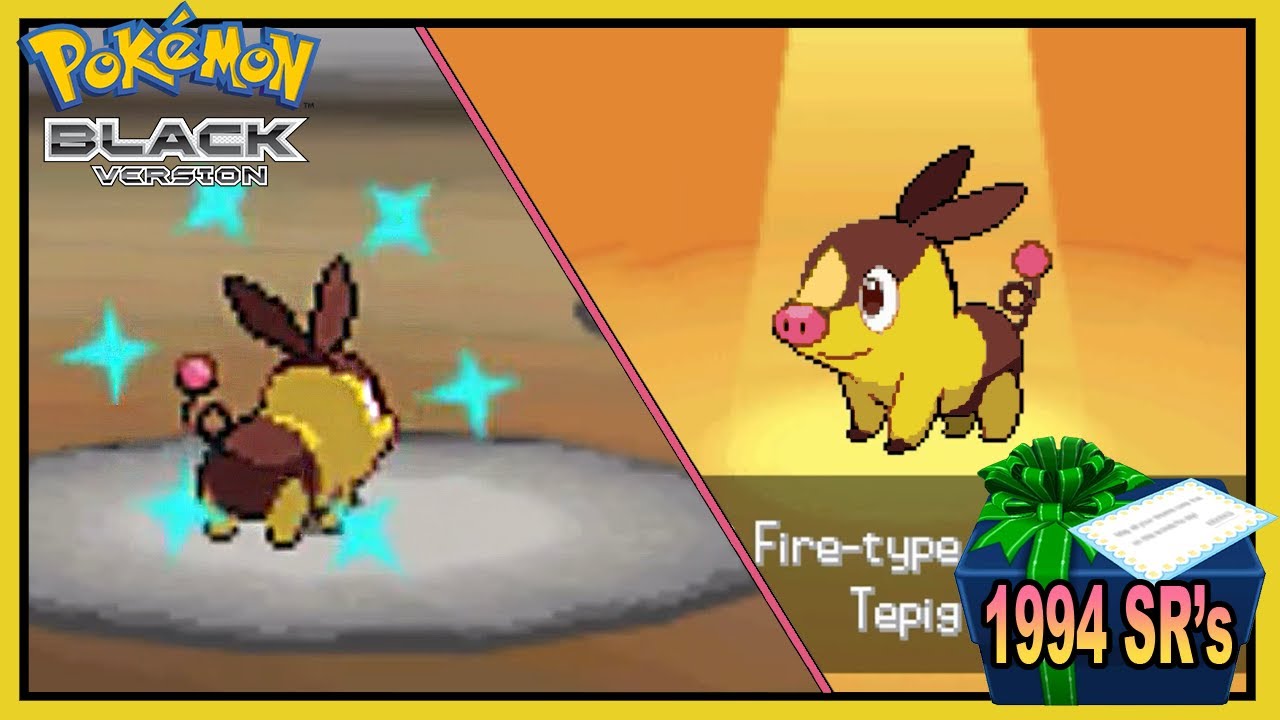 [LIVE] Pokemon Black Shiny Tepig / Pokemon Noire Gruikui Shiny [(After ...