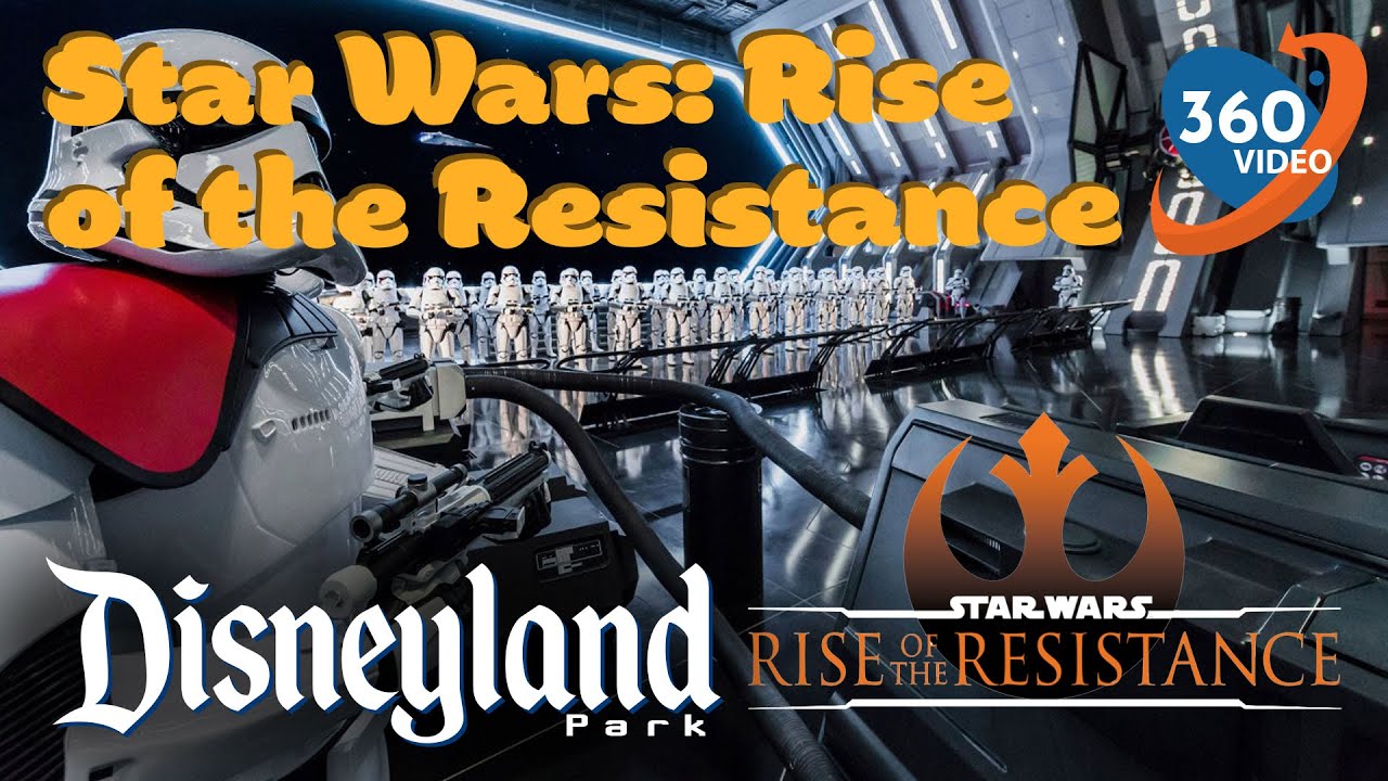Star Wars: Rise of the Resistance Ride FULL EXPERIENCE (Pre-Show ...