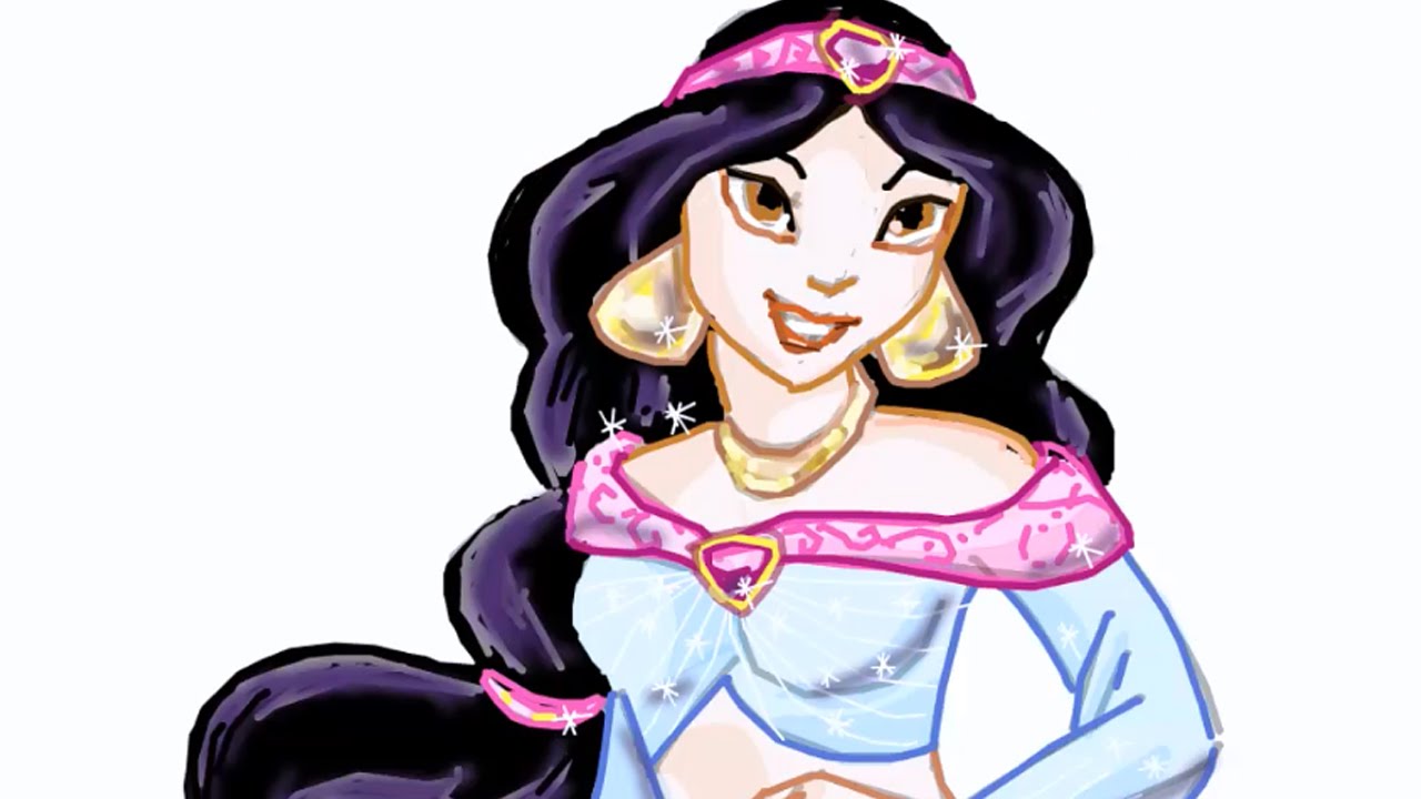 Easy Princess Pictures to Draw - YouTube