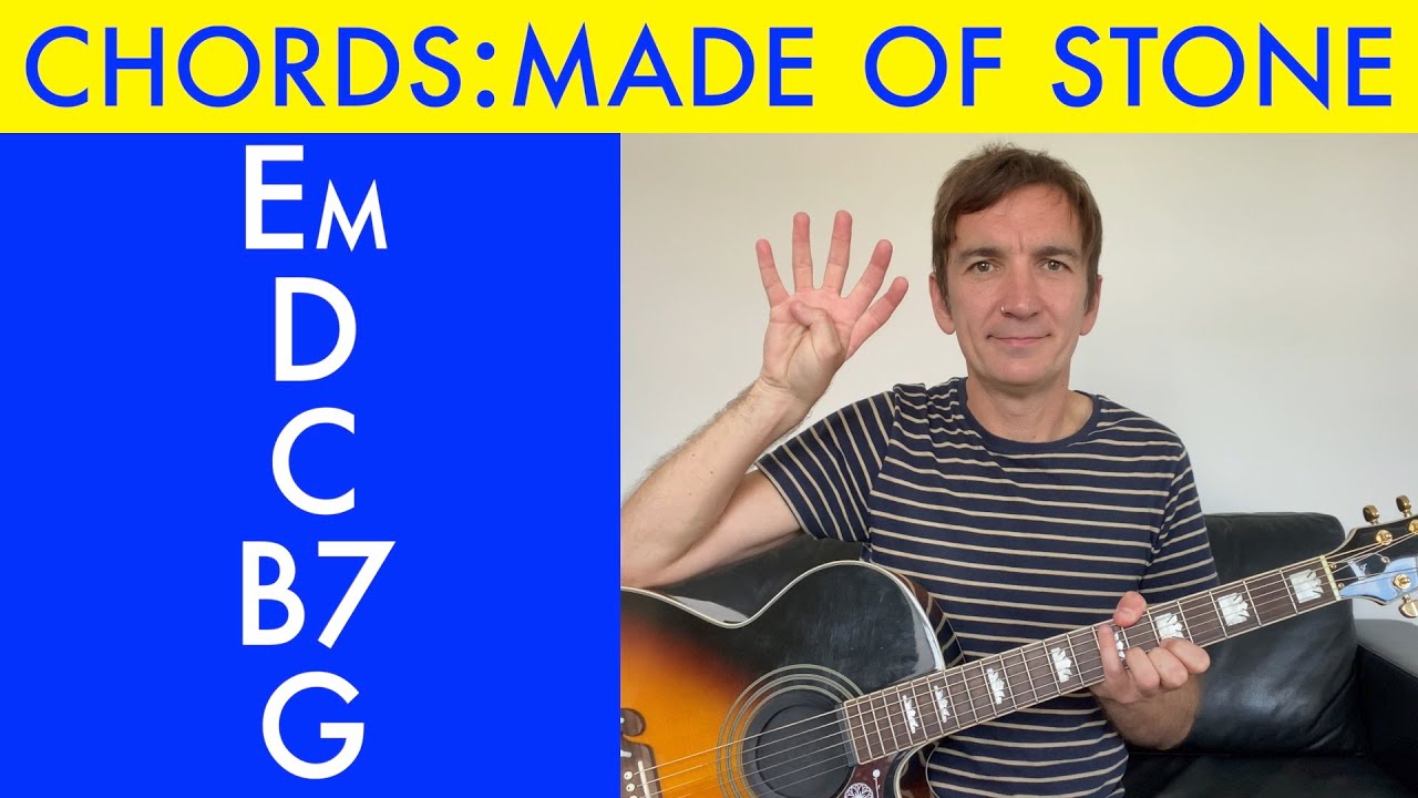 How to play Made Of Stone chords (By The Stone Roses) on acoustic ...