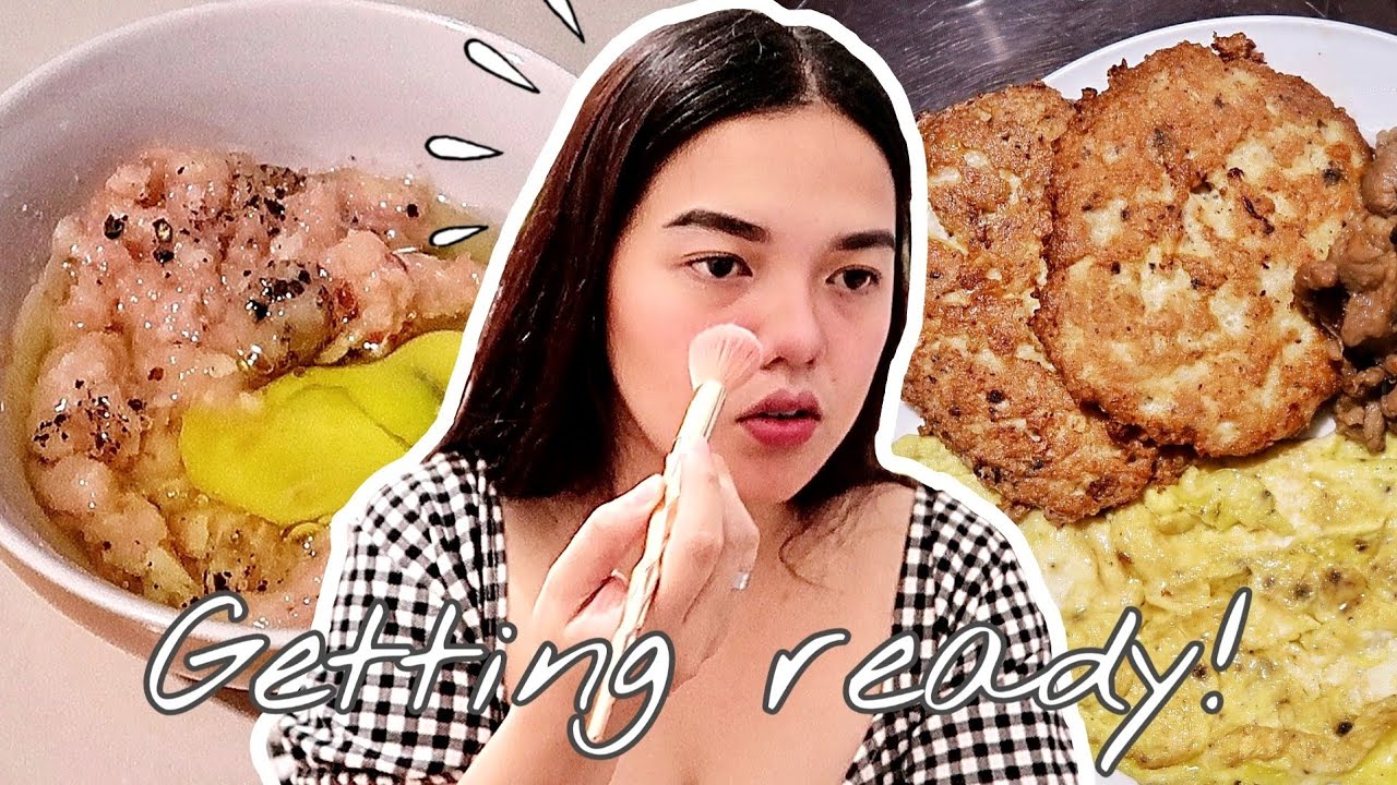 VLOG#116: GET READY WITH ME FOR FILMING! + LUTO TAYO NG CHICKEN PATTY ...