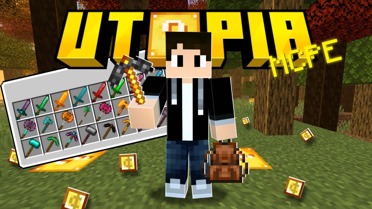SAIU!! Meu ModPack do Minecraft Utopia Para MCPE - YouTube