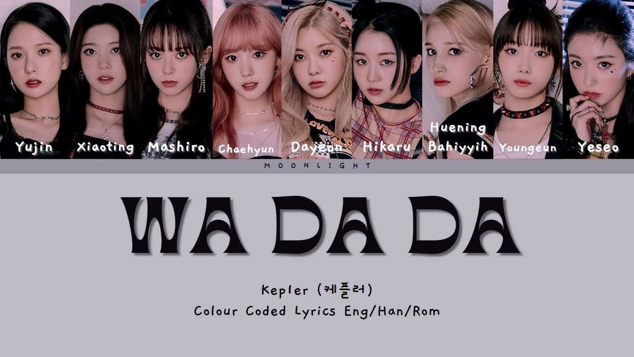 KEP1ER - WA DA DA ( Colour Coded Lyrics ) - YouTube