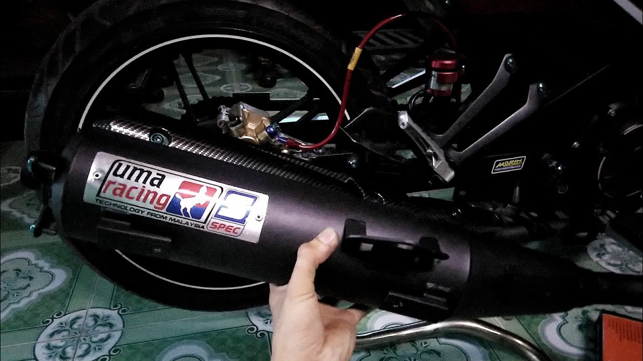 Test và cảm nhận pô Uma racing hàng 1.1 trên Exciter 150 - YouTube
