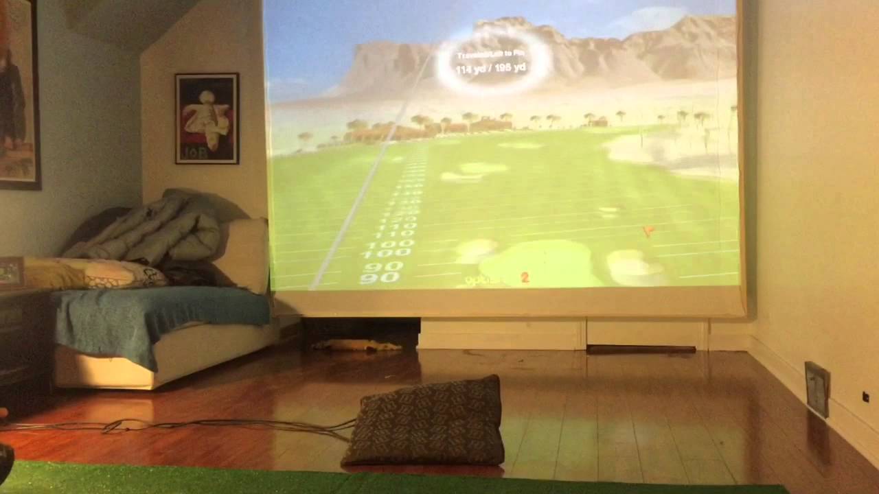 Optishot 2 Home Set Up For Real People Part 2 Demonstration - YouTube