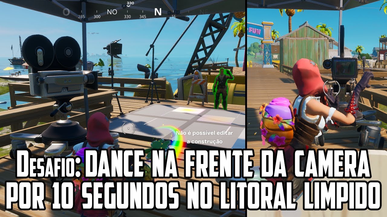 DESAFIO: DANCE NA FRENTE DA CÂMERA POR 10 SEGUNDOS NO LITORAL LÍMPIDO ...