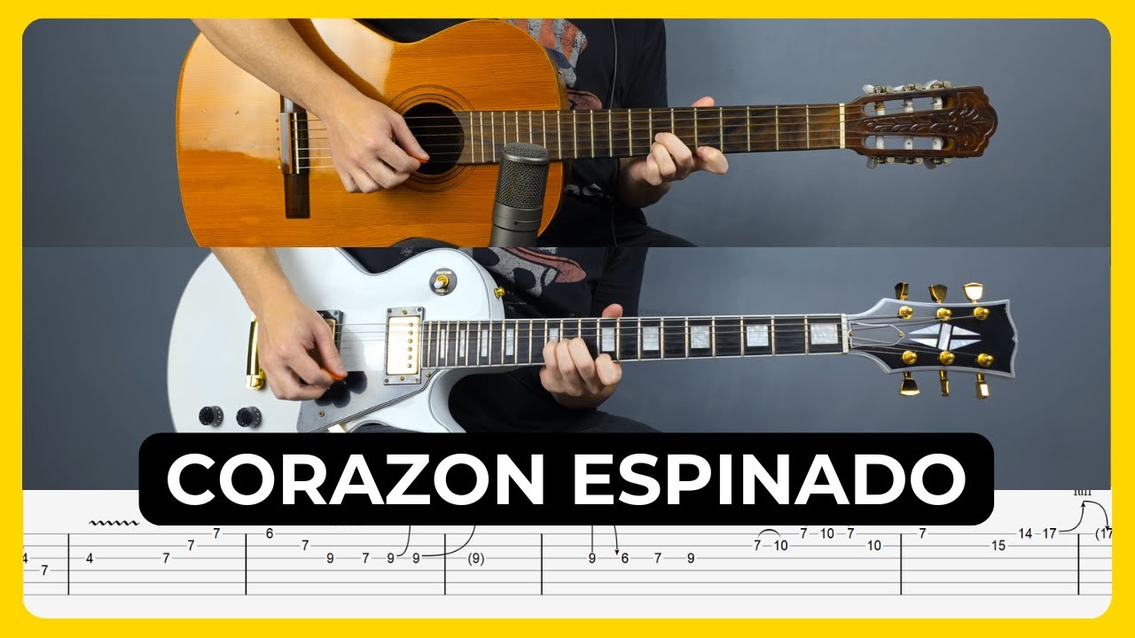 Corazon Espinado - Santana | Tabs | Guitar Lesson | Cover | Tutorial ...