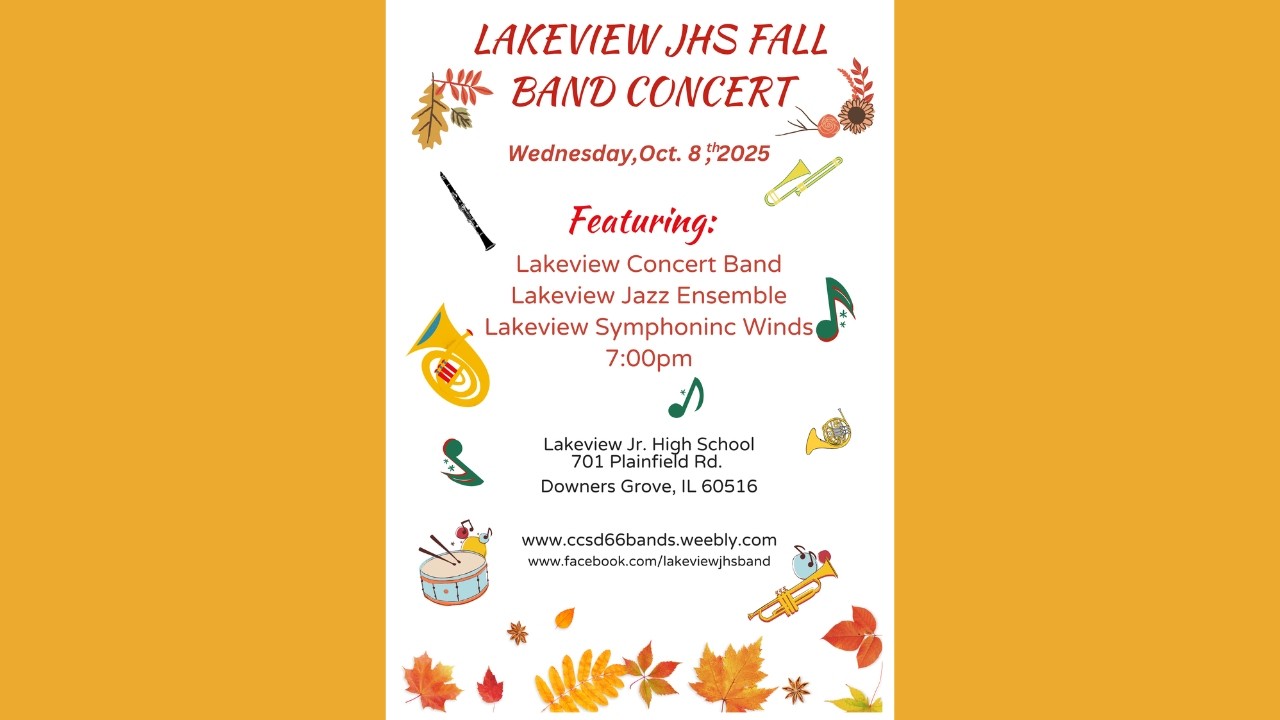 Full Fall 2025 Concert Performed by the Lakeview Junior High School ...